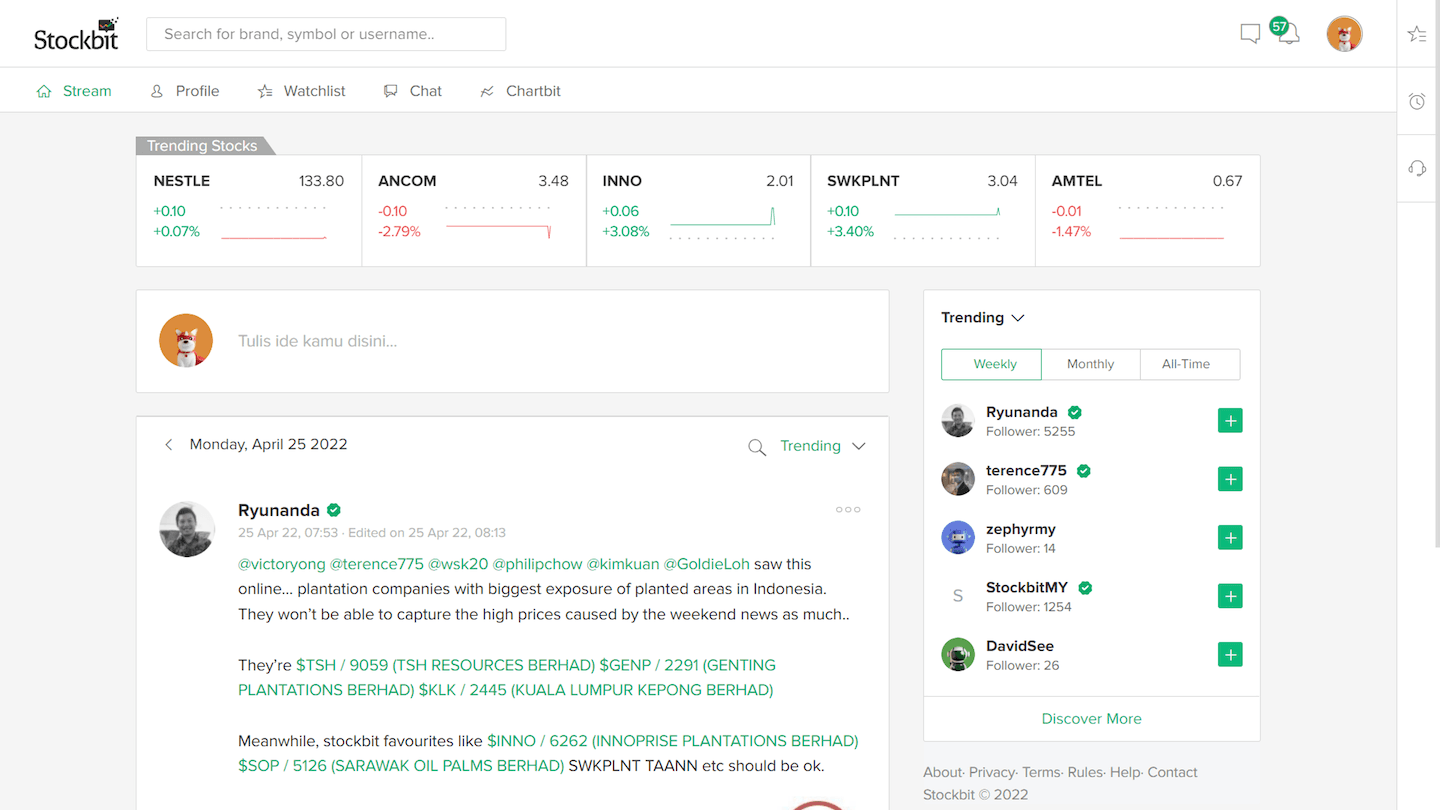 Stockbit - Malaysia's Largest Investment Community